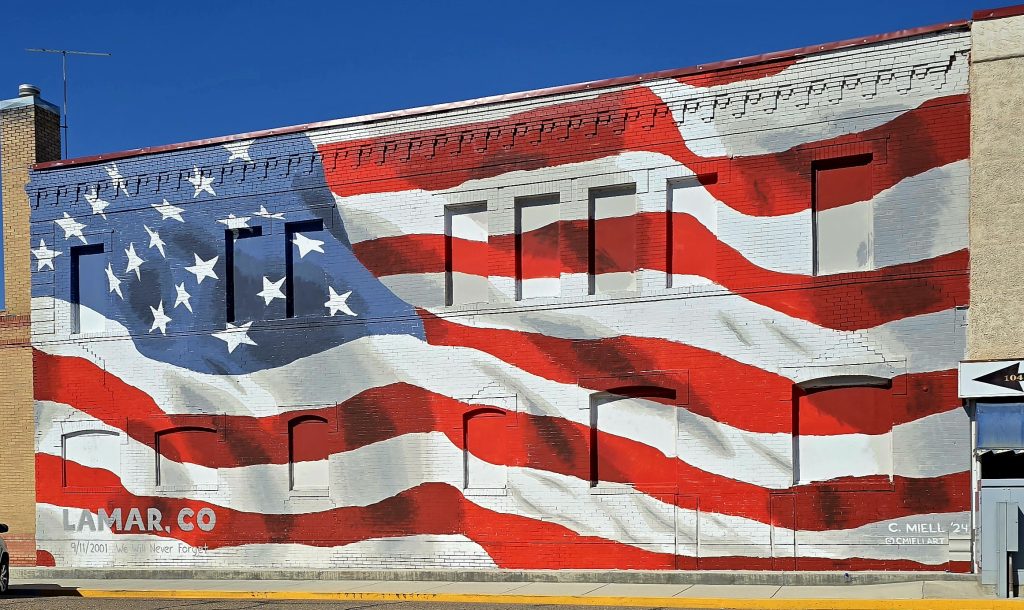 Downtown American flag mural project a beautiful reminder to all ...
